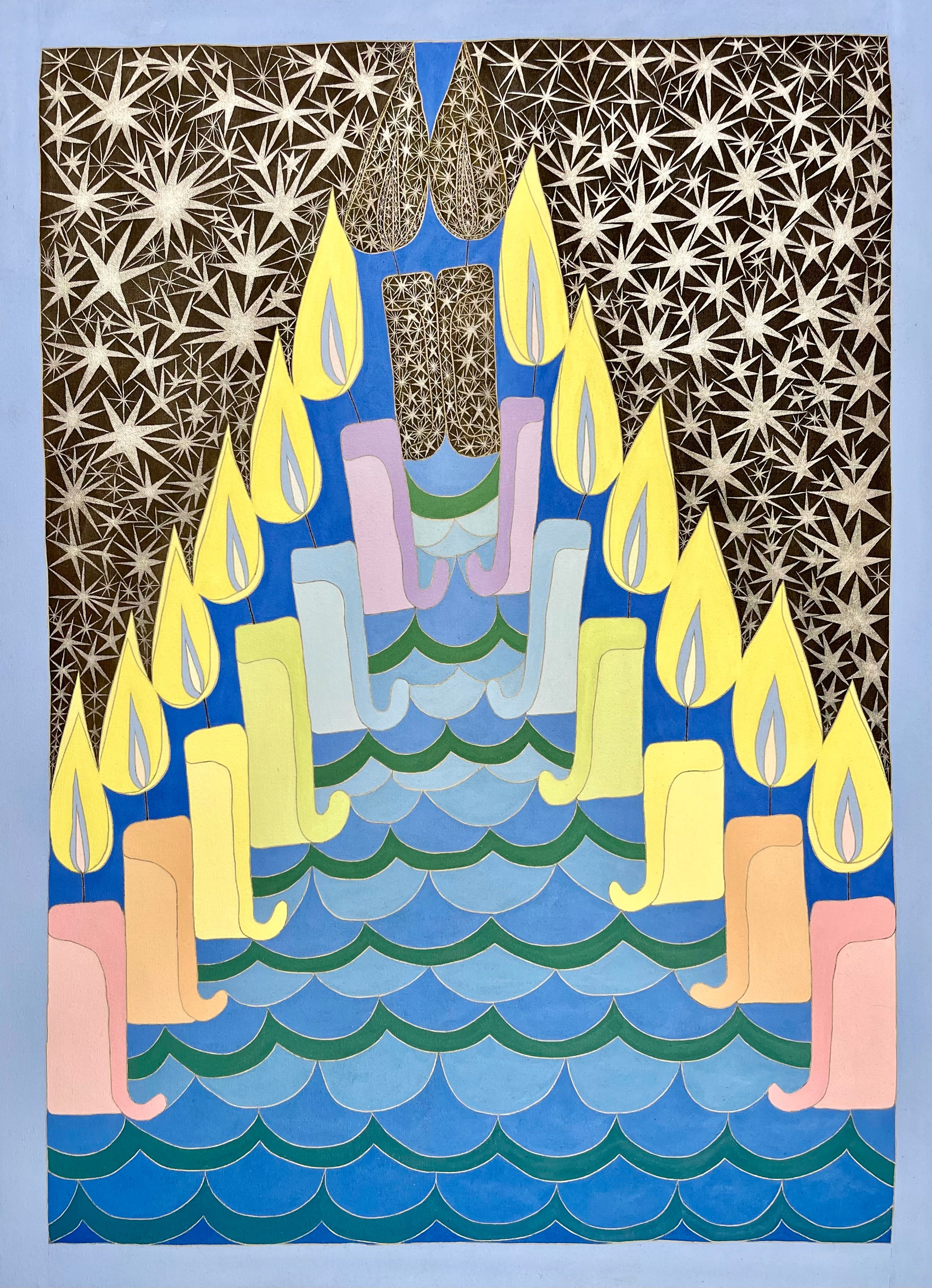 Cosmic Inner Candles – Sheet Cake Gallery